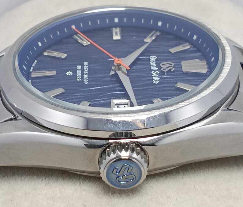Refurbished Grand Seiko Automatic Watch: Blue Dial, Stainless Steel - Etsy