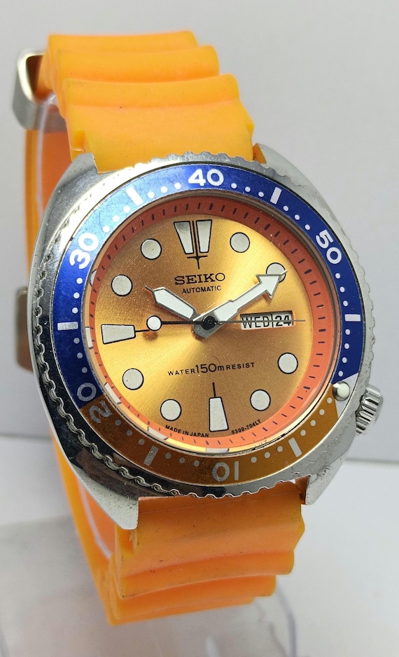 Vintage Seiko Turtle Automatic Day & Date 17-Jewels M… - Gem