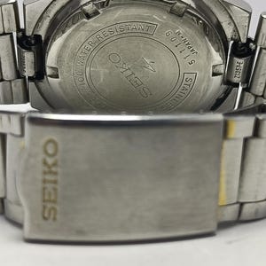 Seiko 5 Stick Indices Silver Dial Day&date Automatic Japan Made 7006 ...