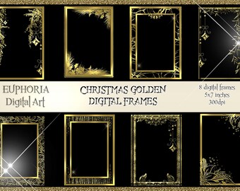 Gold Frames Overlays - Etsy