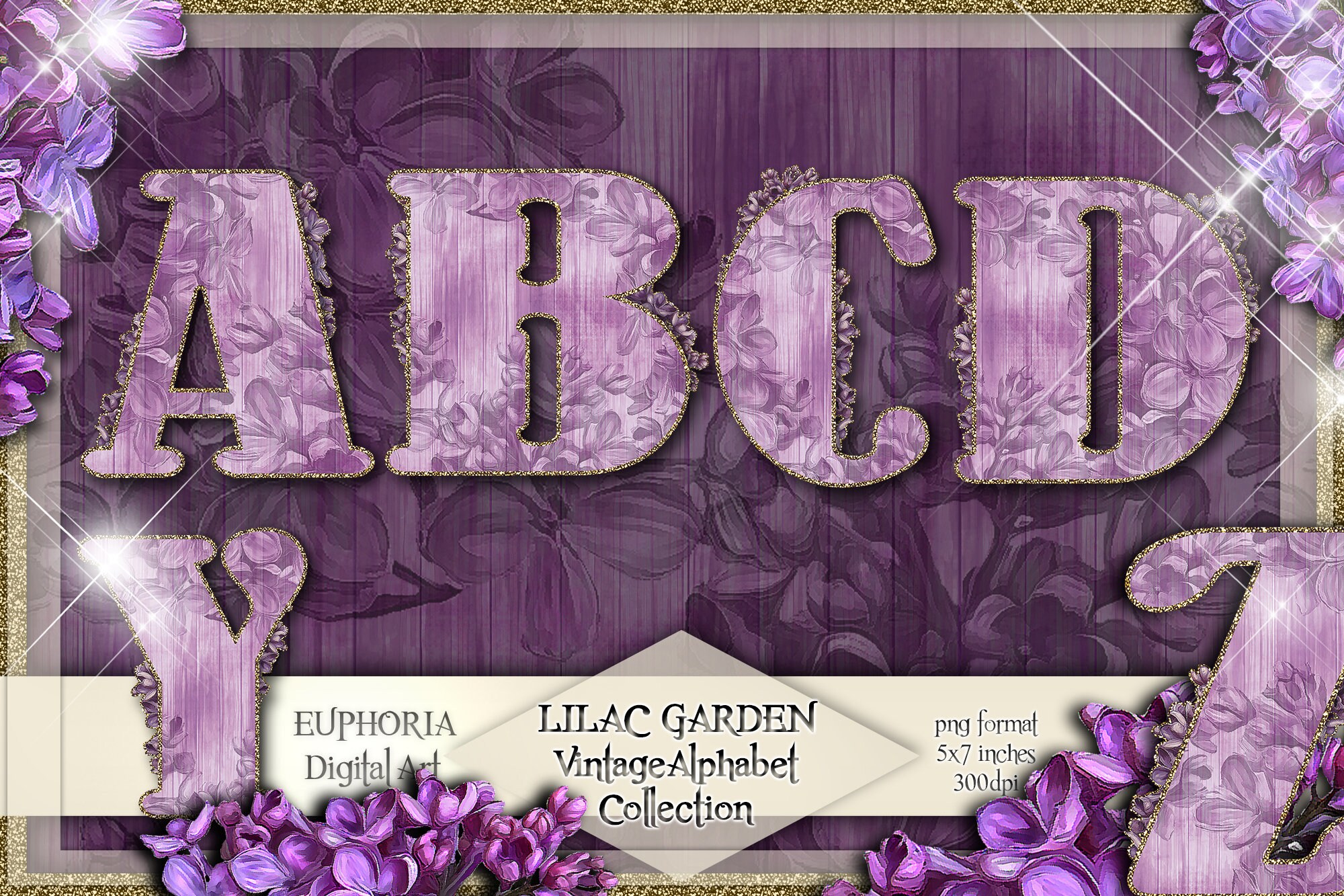 LILAC GARDEN Vintage Alphabet Collection Decorative Wood - Etsy