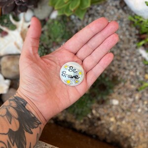 Positivity Pocket Hug Pebbles - Handmade - Hand Painted - Happiness ...