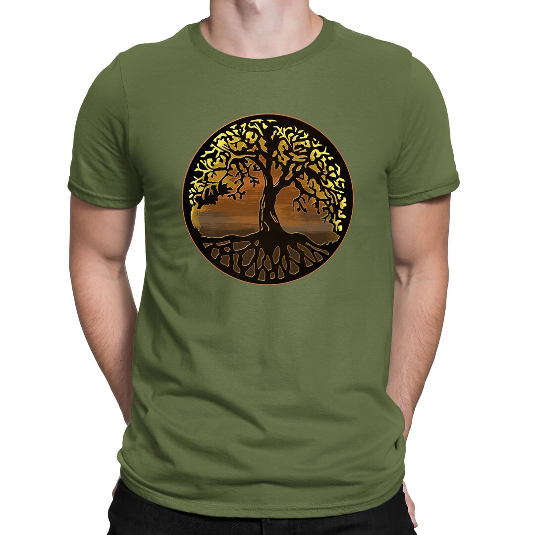 Tree of Life Spiritual Connection Symbol T-shirt - Mens Womens and Kids ...