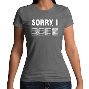 Sorry I DGAF Funny Guitarist Guitar Tab Joke Slogan T-shirt - Mens and ...