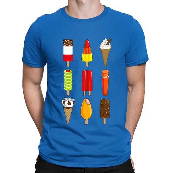 Ice Lollies Retro Iconic Lollipop Holiday T-shirt Mens | Etsy
