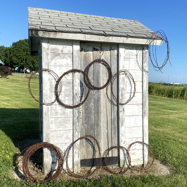 Barbed Wire Wreath - Etsy