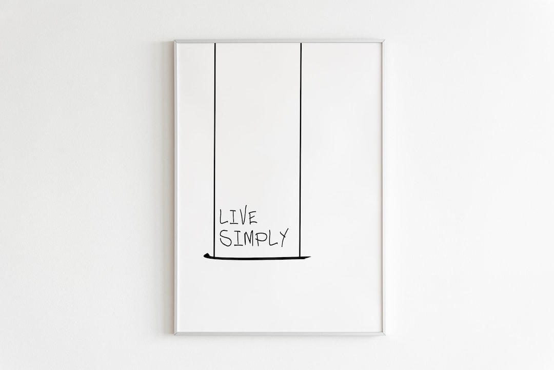 Art Print Mural Saying-abstract-modern Art-poster-minimalistic ...