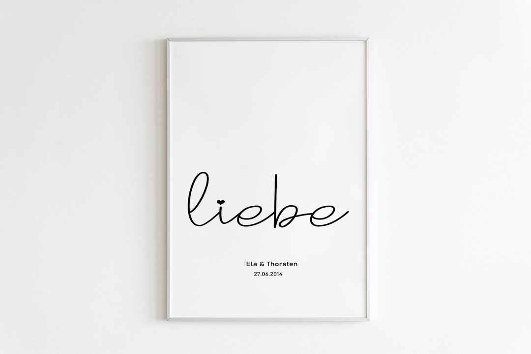 Art Print Wedding Personalized Wall Gift Idea for Wedding - Etsy