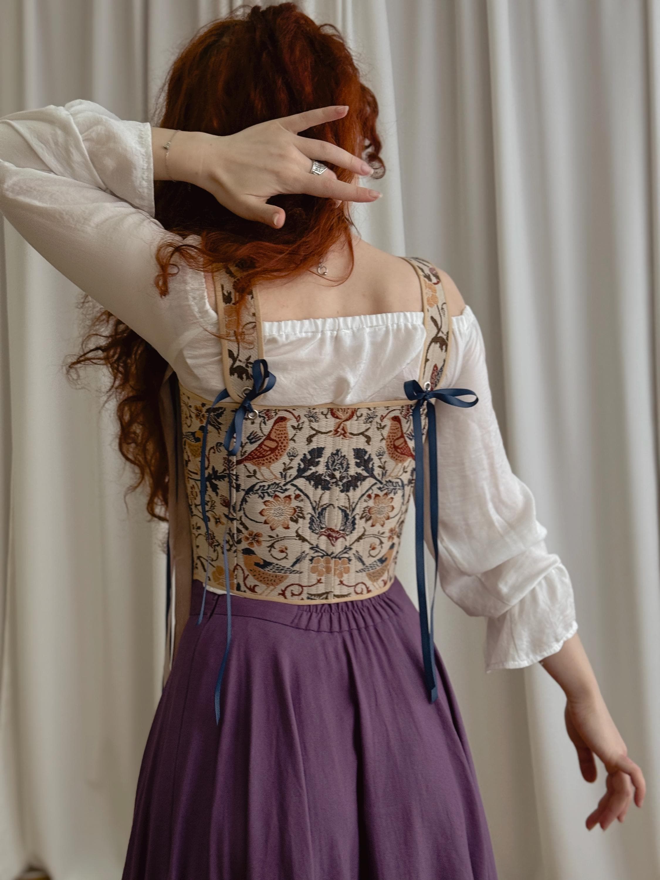 Renaissance Lace up Bodice for Women, Medieval Corset Top, Historical ...