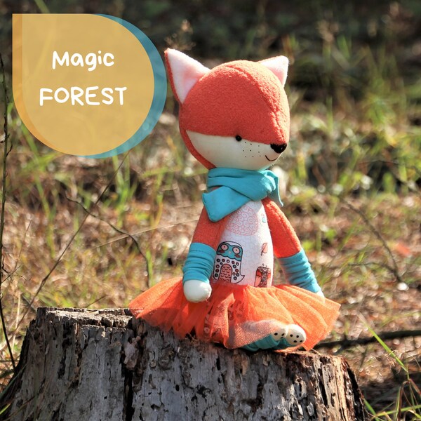 Red Fox Plush - Etsy