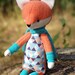 Orange Fox Soft Toy Gift for Kids. Red Fox Stuffed Toy. Autumn | Etsy