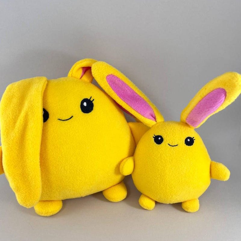 Pink Rabbit Plush Toy - Etsy