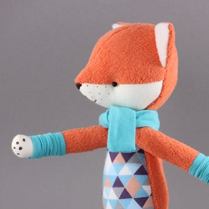 Orange Fox Soft Toy Gift for Kids. Red Fox Stuffed Toy. Autumn Colors ...