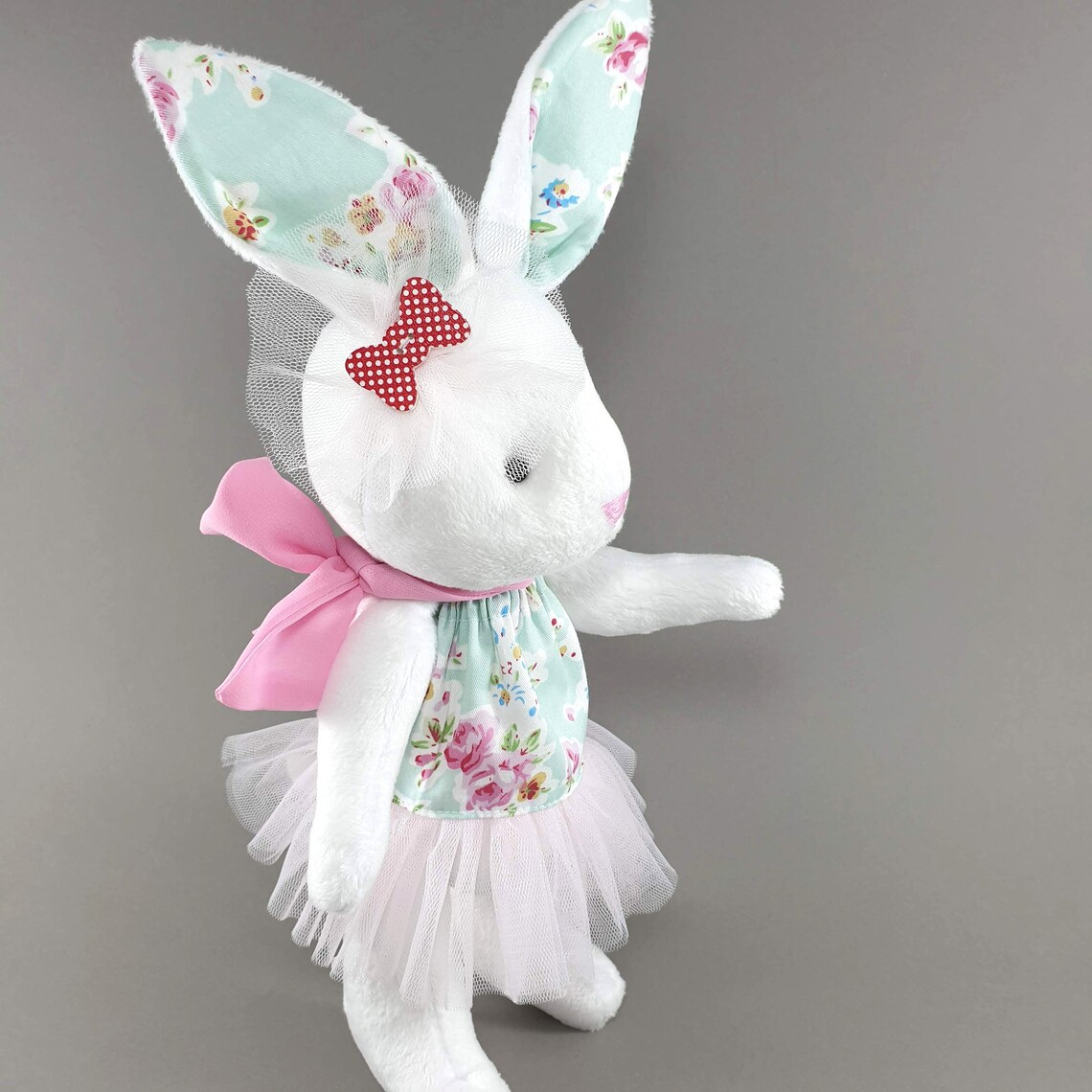 Bunny Toy for Baby Girl. Plush Bunny Rabbit. Easter Stuffed - Etsy