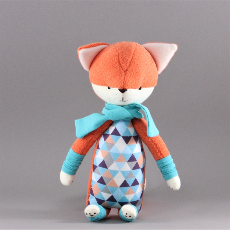 Orange Fox Soft Toy Gift for Kids. Red Fox Stuffed Toy. Autumn - Etsy