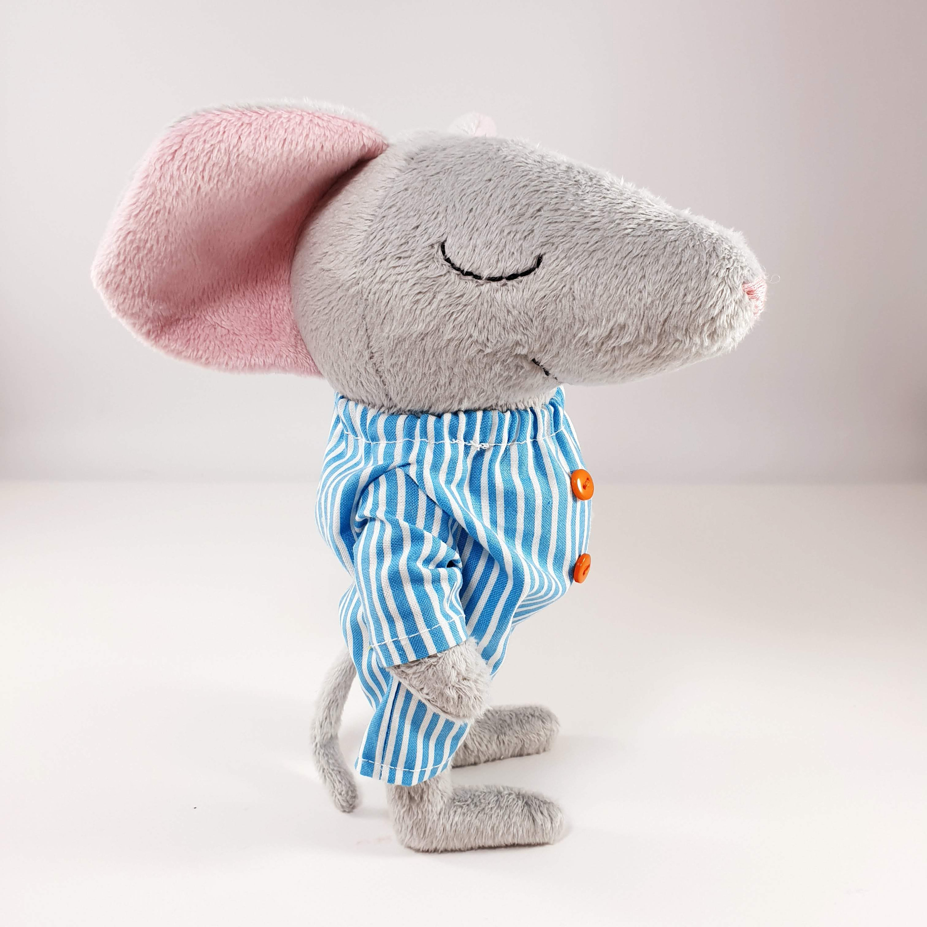 Mouse Stuffed Toy PDF Tutorial and Pattern. Mouse (rat) Toy With and ...
