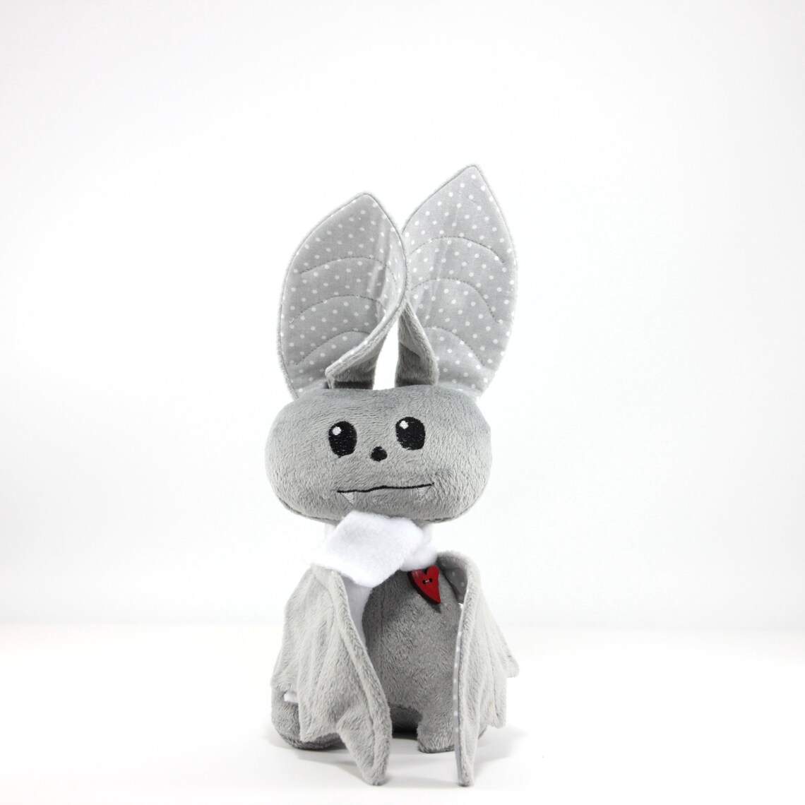 Gray Bat Toy Gift. Gray Dotted Bat Doll. Gary Plushie - Etsy