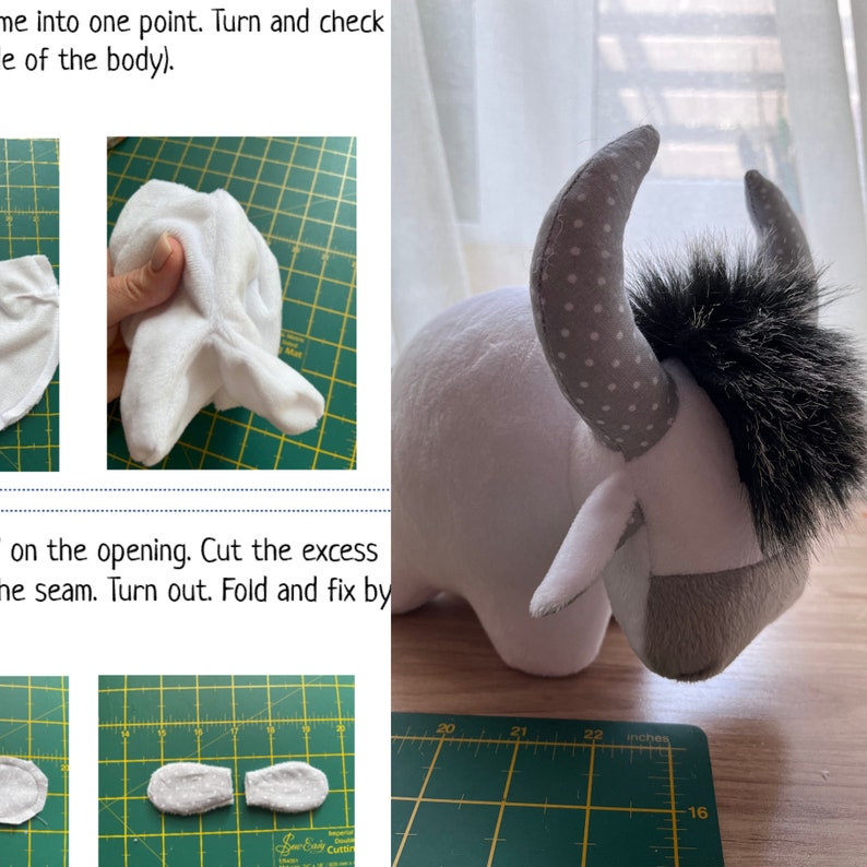 Buffalo Sewing Pattern and Tutorial. Buffalo PDF Tutorial and Patterns ...