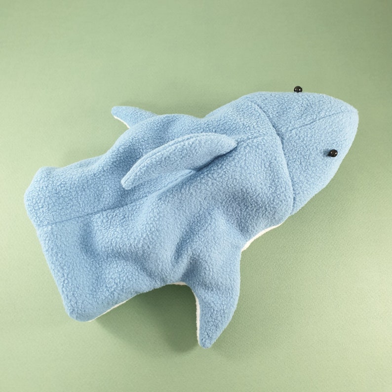 Shark Puppet Pattern With Mouth and Lining. Shark PDF Tutorial - Etsy