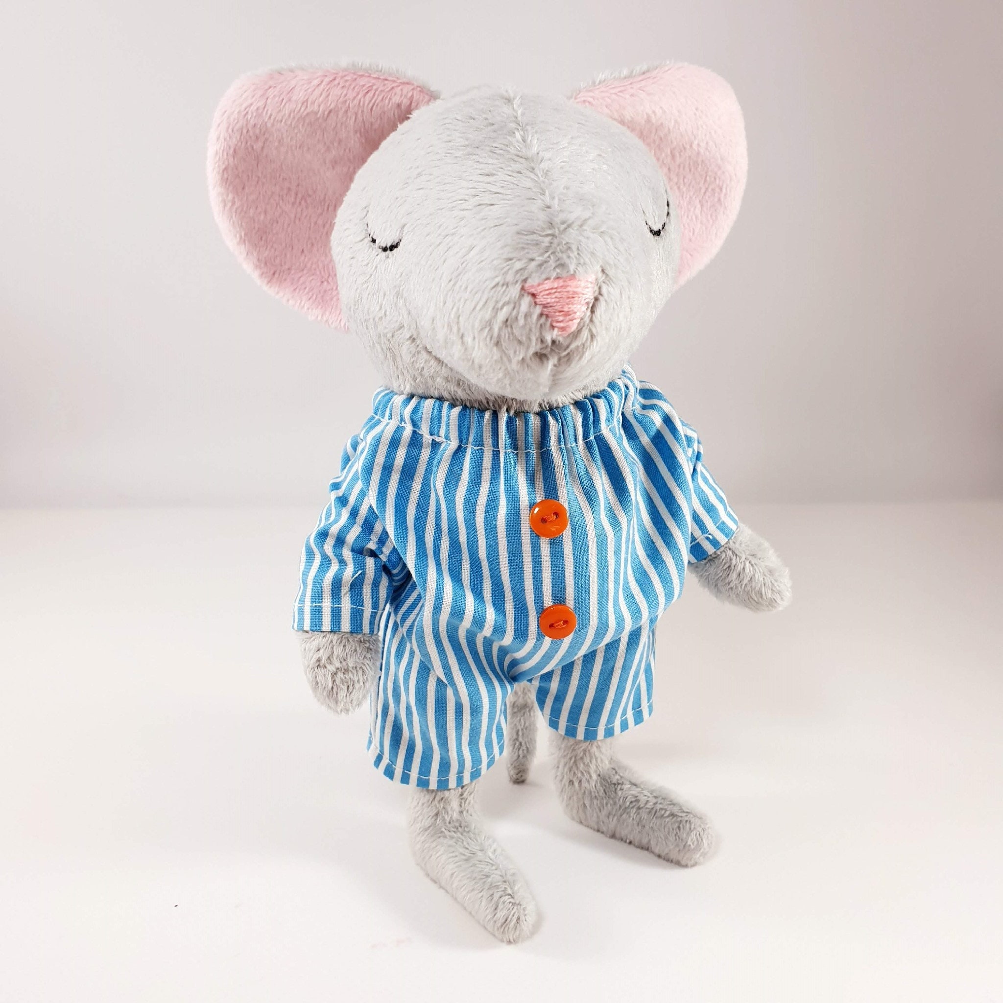 Mouse Stuffed Toy PDF Tutorial and Pattern. Mouse rat Toy With and Two ...