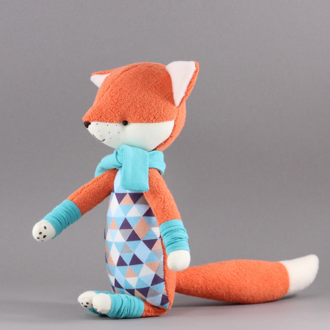 Orange Fox Soft Toy Gift for Kids. Red Fox Stuffed Toy. Autumn | Etsy