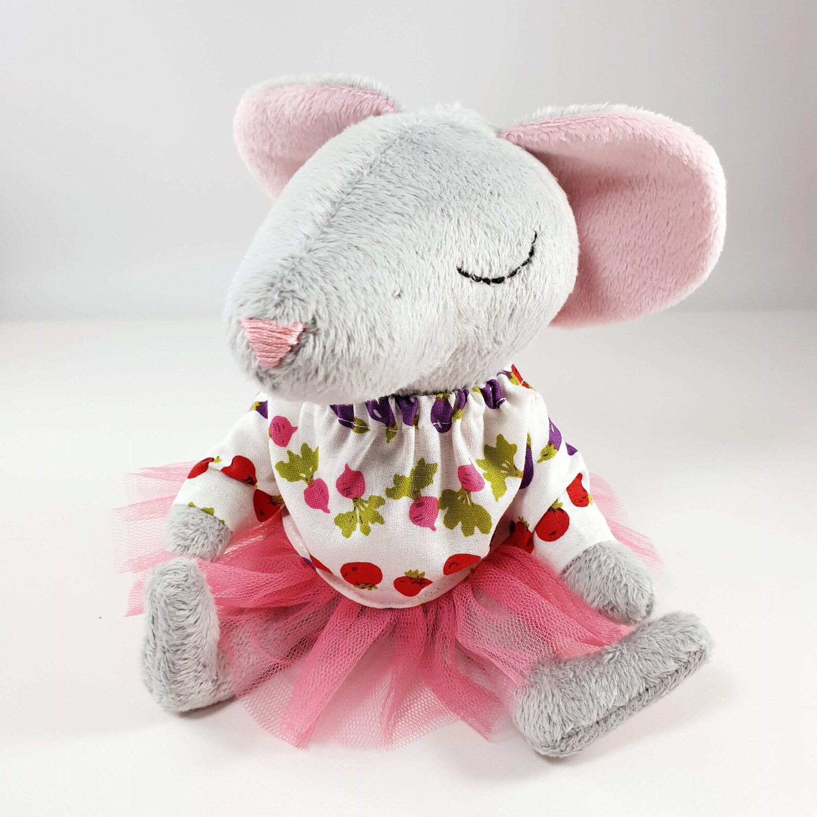 Mouse Stuffed Toy PDF Tutorial and Pattern. Mouse rat Toy With and Two ...