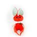 Red Bat Plushie Cuddly Toy for Kids. Bat With Green Wings. Hanging ...