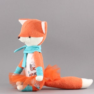 Red Fox Plush Toy Gift for Girls. Fox Softie for Baby Nursery Decor ...