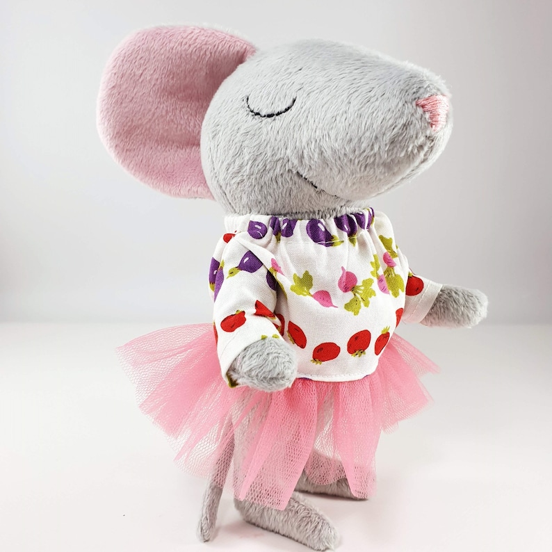 Mouse Stuffed Toy PDF Tutorial and Pattern. Mouse rat Toy With and Two ...