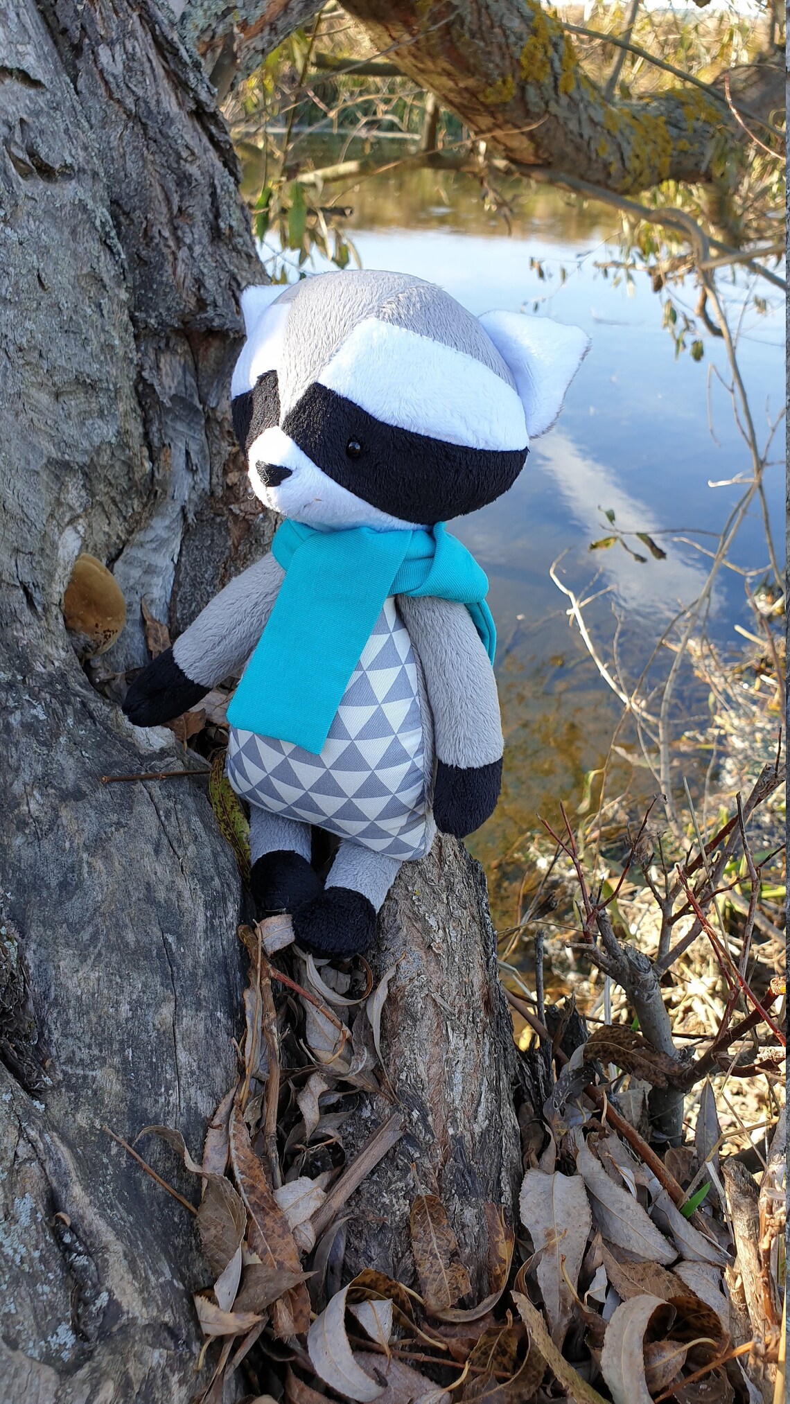 Raccoon Plush Toy for Kids Birthday Gift. Forest Animal - Etsy