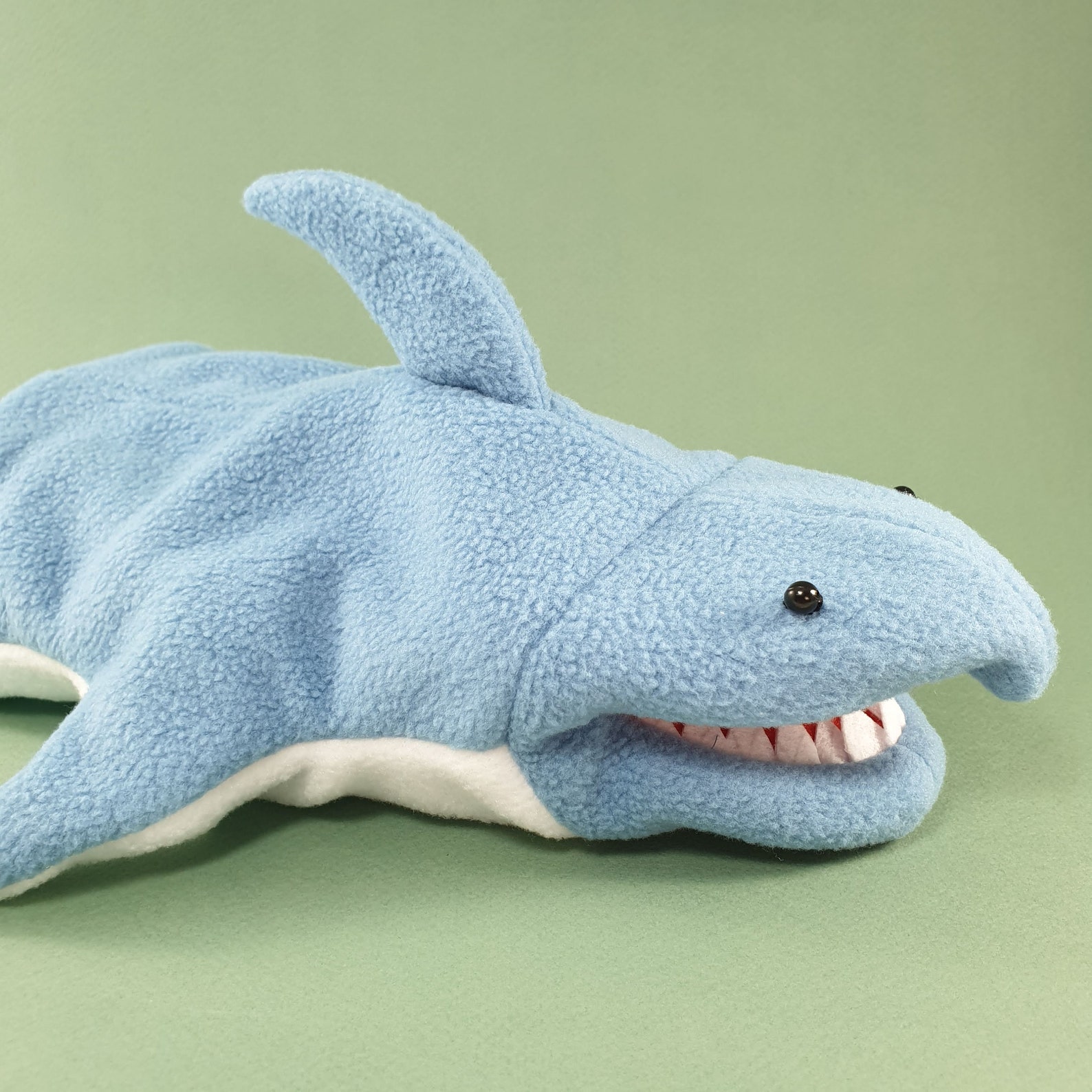 Shark Puppet Pattern With Mouth and Lining. Shark PDF Tutorial - Etsy