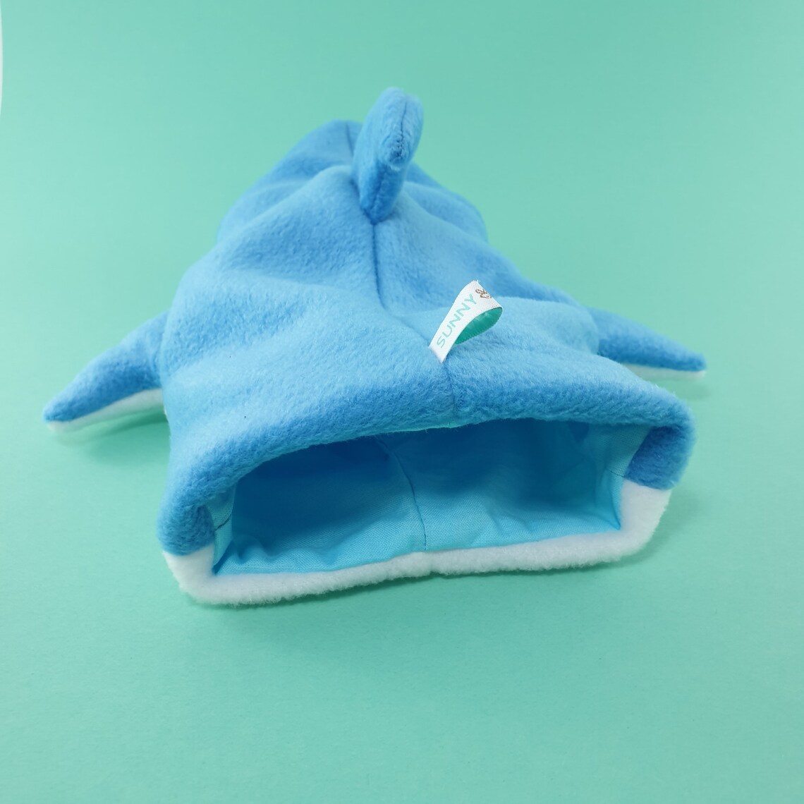 Blue Shark Puppet With Opening Mouth. Fleece Shark Hand Puppet - Etsy