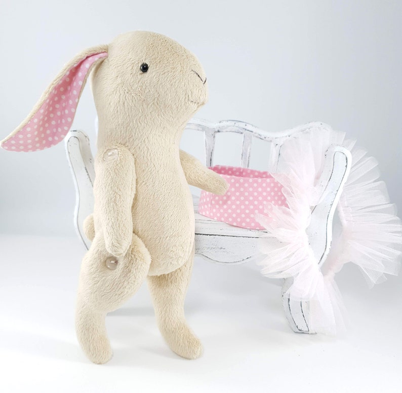 Bunny (rabbit) Ballerina Sewing Pattern and Tutorial. Bunny Rabbit DIY ...