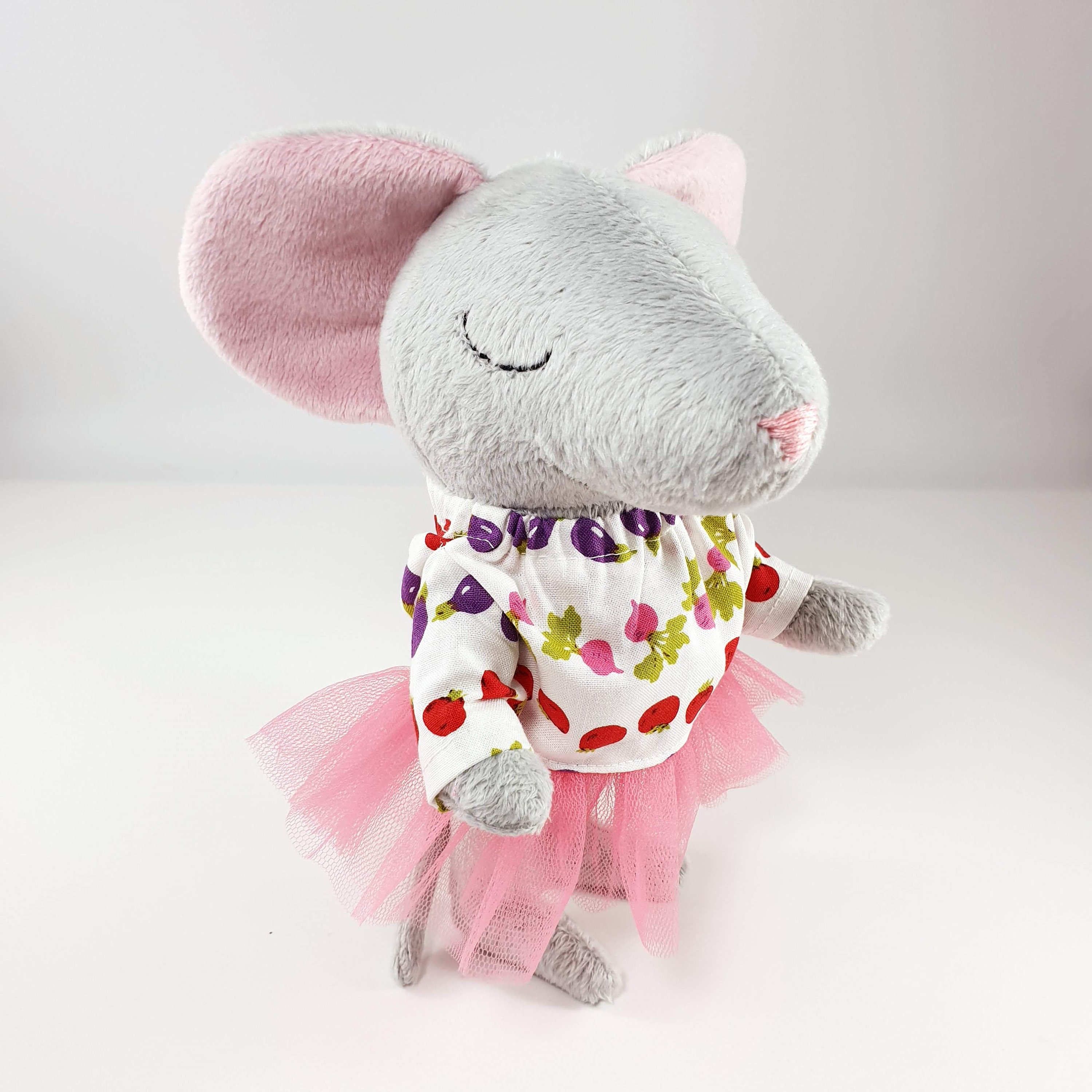 Mouse Stuffed Toy PDF Tutorial and Pattern. Mouse (rat) Toy With and ...