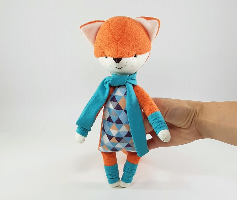 Orange Fox Soft Toy Gift for Kids. Red Fox Stuffed Toy. Autumn - Etsy