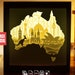 Australia Paper Light Box Template: Kangaroo Shadow Box Art (SVG, PDF ...
