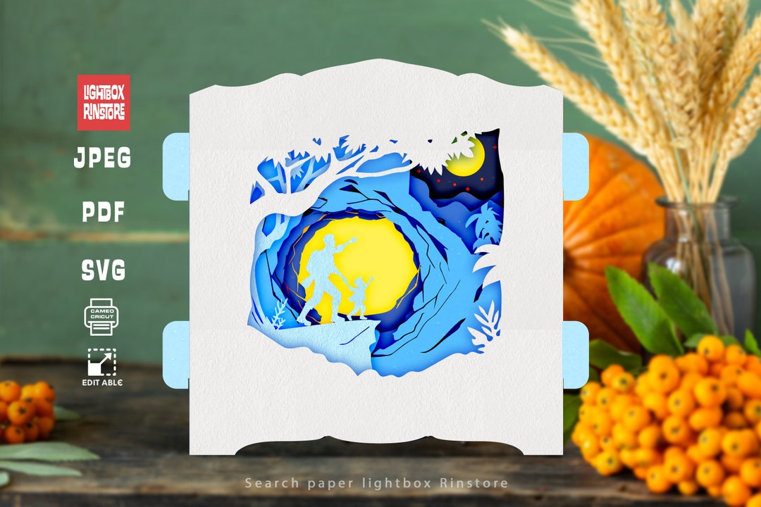 Happy Father's Day 3D Pop up Card Template,gift for Dad SVG 3D Pop up ...