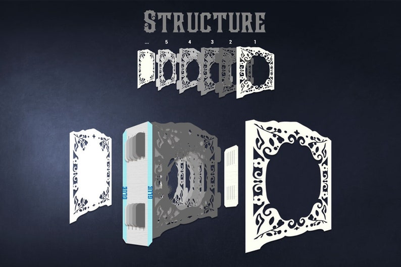 Halloween Pop up Card Template, SVG 3D Pop up Card, Greeting Pop up ...