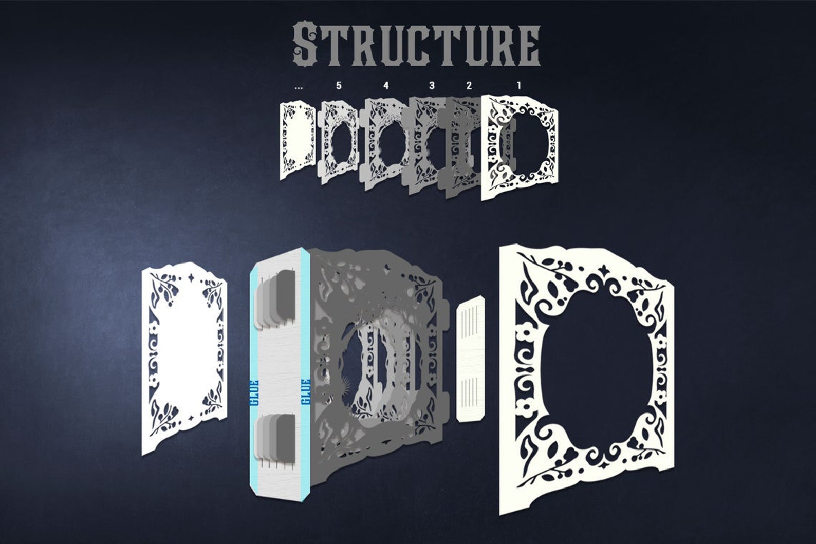 Fairy Tale Tinker Popup Card Template Greeting Cards Light | Etsy