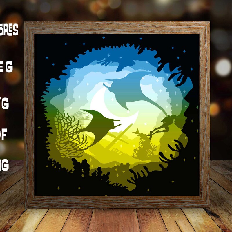 Fish Shadow Box - Etsy