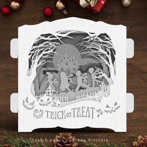 Halloween Pop up Card Template, SVG 3D Pop up Card, Greeting Pop up ...
