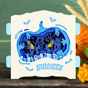 Halloween Pop up Card Template, SVG 3D Pop up Card, Greeting Pop up ...
