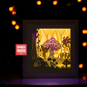 Fairy Tale Paper Light Box Template, Shadow Box Template, Shadow Box ...