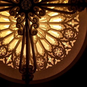 Gothic Cross Paper Light Box Template: DIY Shadow Box Art (SVG, PDF) - Etsy