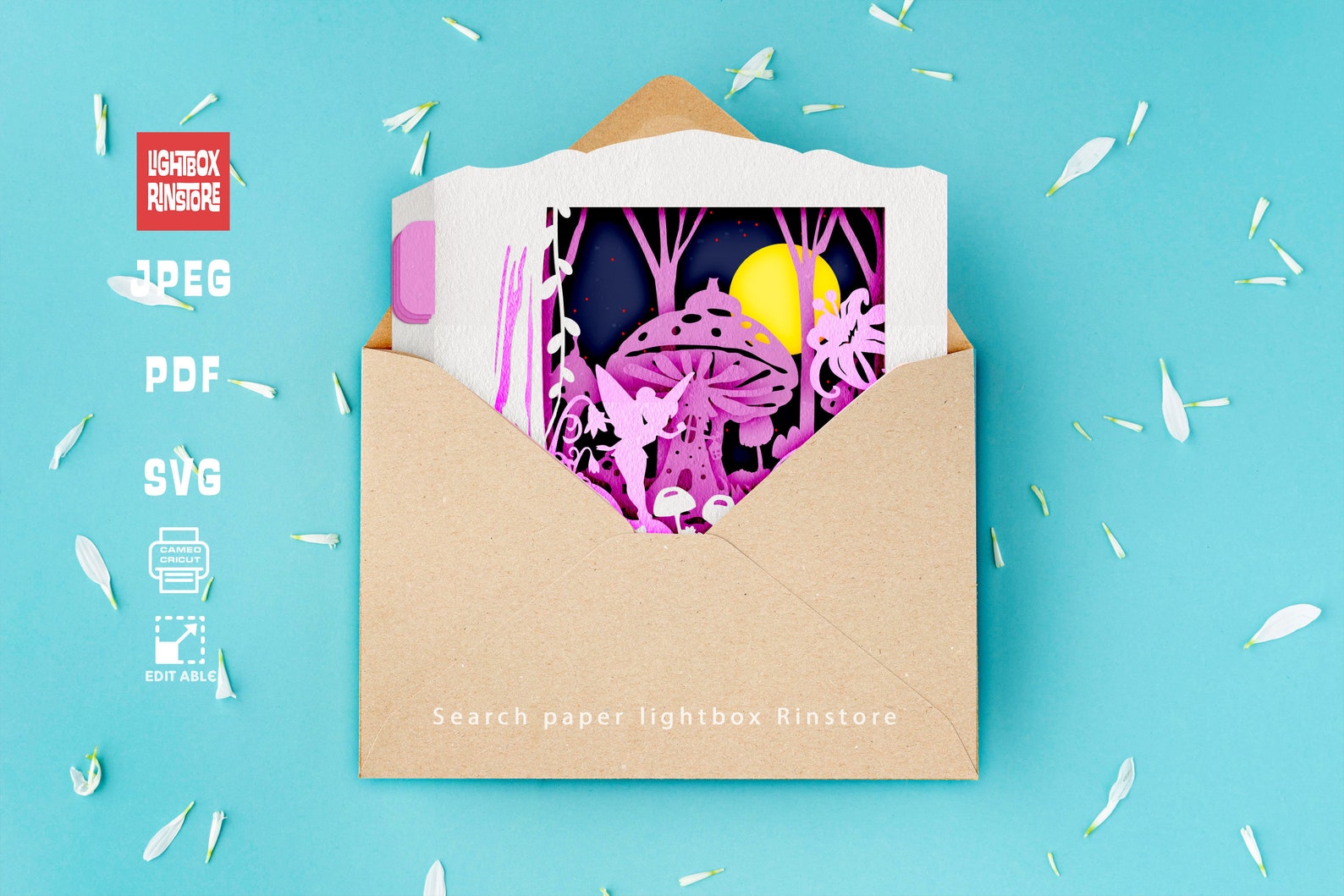 Fairy Tale Tinker Popup Card Template Greeting Cards Light | Etsy