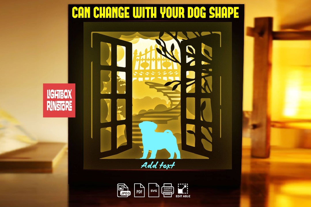 Dogs Heaven- Rainbow Bridge -change With Your Dog Shape. Personalized ...