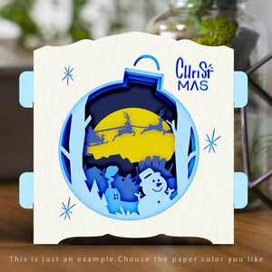 Christmas 3D Pop up Card Template, SVG 3D Pop up Card, Greeting Pop up ...