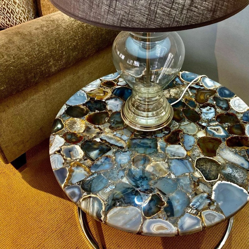 Agate End Table - Etsy