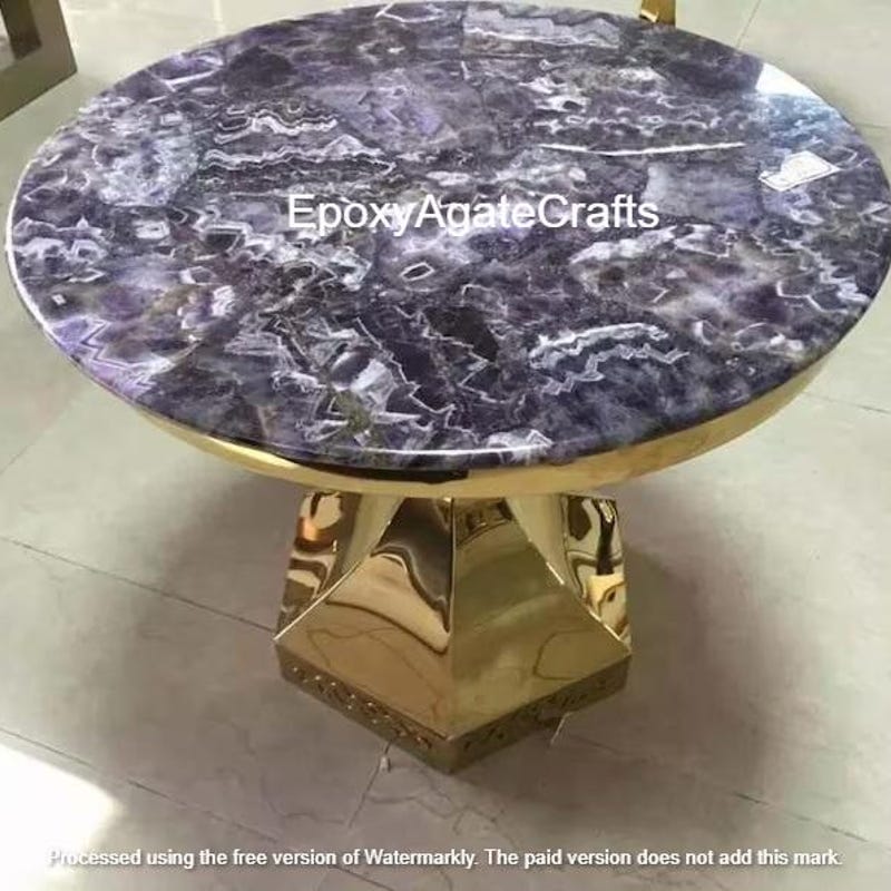 Amethyst Table - Etsy
