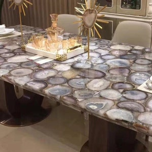 Agate Dining Table, Agate Natural Stones, Breakfast Table, Coffee Table ...